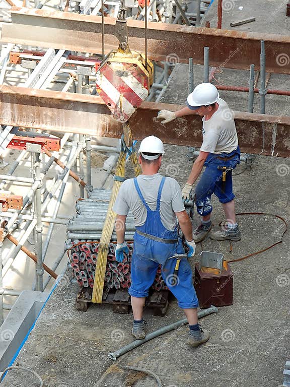 Unloading stock image. Image of structure, industrial, assembly - 957247