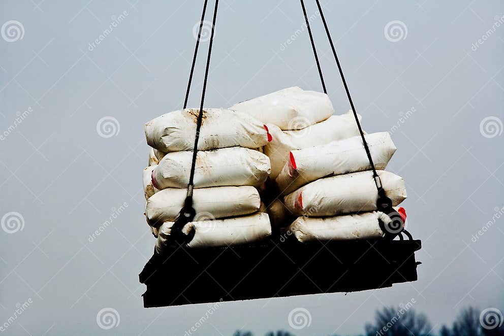 Unloading of cargo stock photo. Image of unloading, rope - 14393854