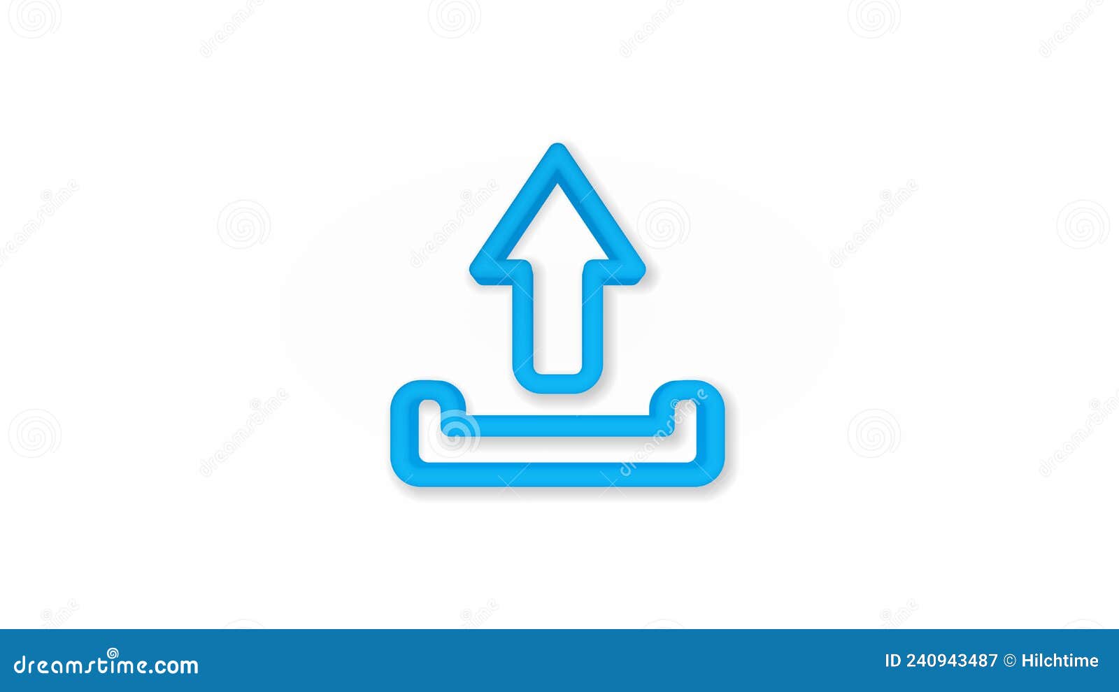 Unloading Shipment Realistic Icon. 3d Line Vector Illustration. Top ...