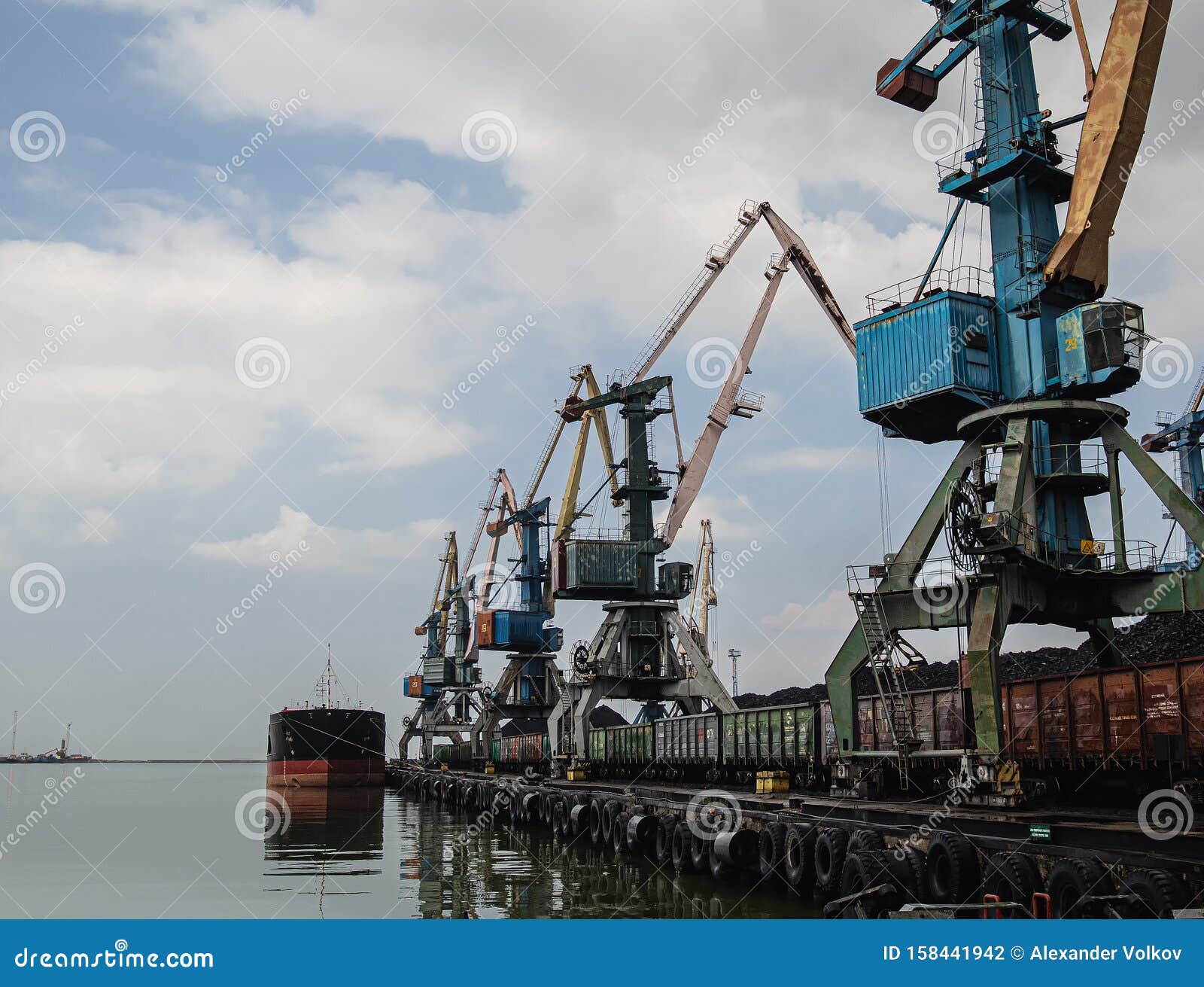 Unloading of a Tanker and Loading into a Freight Train at a Port of ...