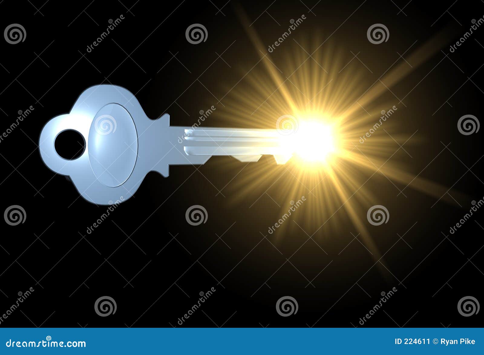 Unlock stock illustration. Illustration of private, yellow - 224611