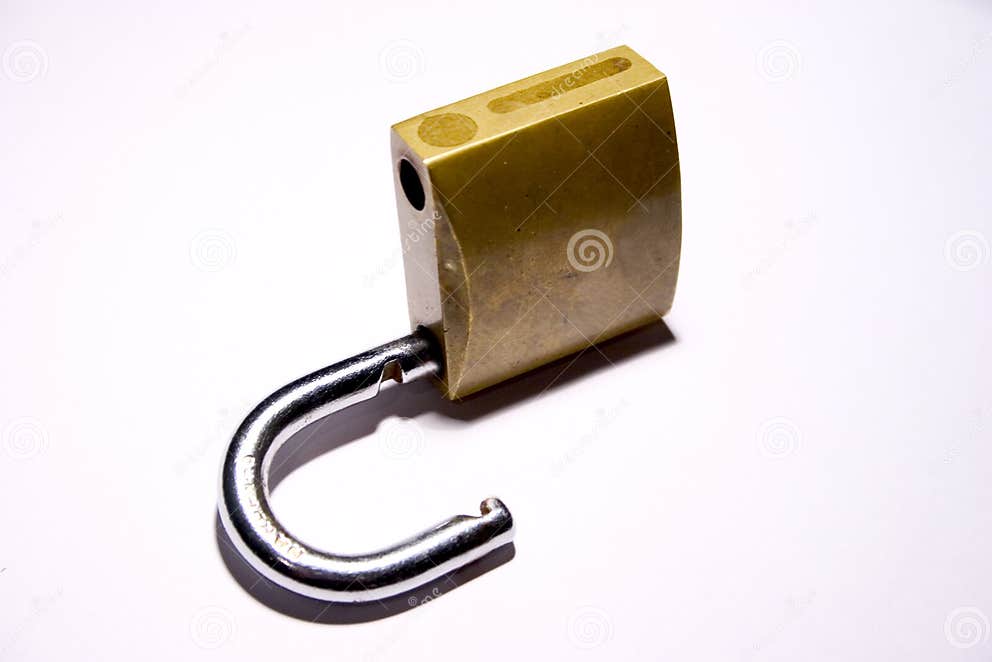 Unlock stock image. Image of unsafe, open, padlock, theif - 2409505