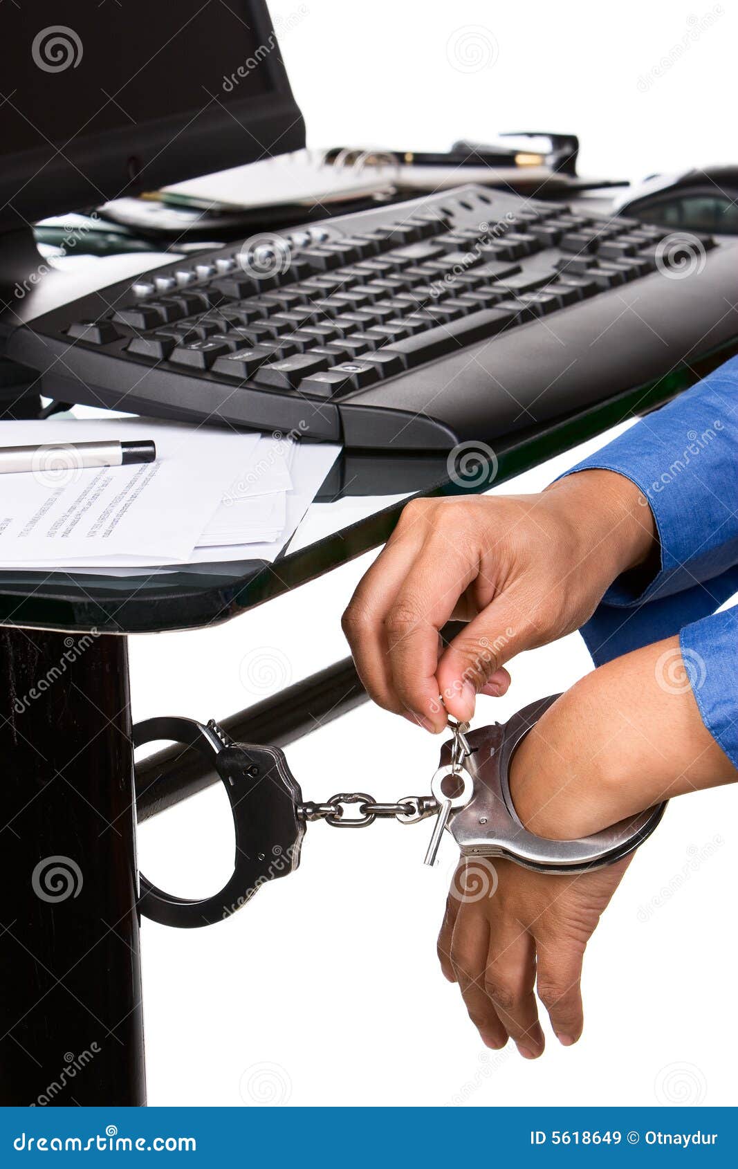 Unlock for the Freedom in Working Stock Image - Image of unlock ...