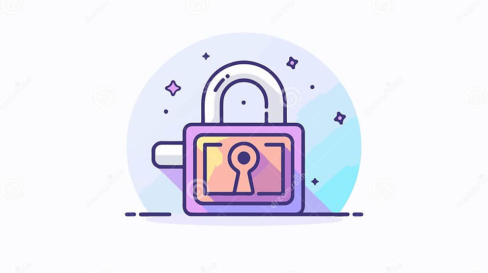 Unlock Icon for Basic Web and UI Design Stock Illustration ...