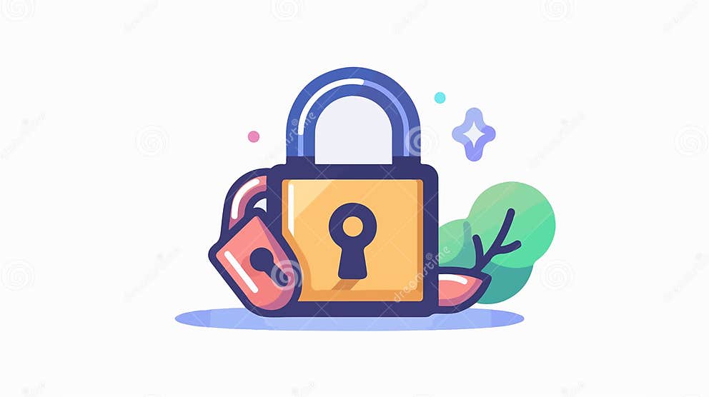 Unlock Icon for Basic Web and UI Design Stock Illustration ...