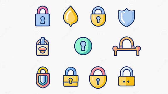 Unlock Icon for Web and UI Designers Stock Vector - Illustration of ...