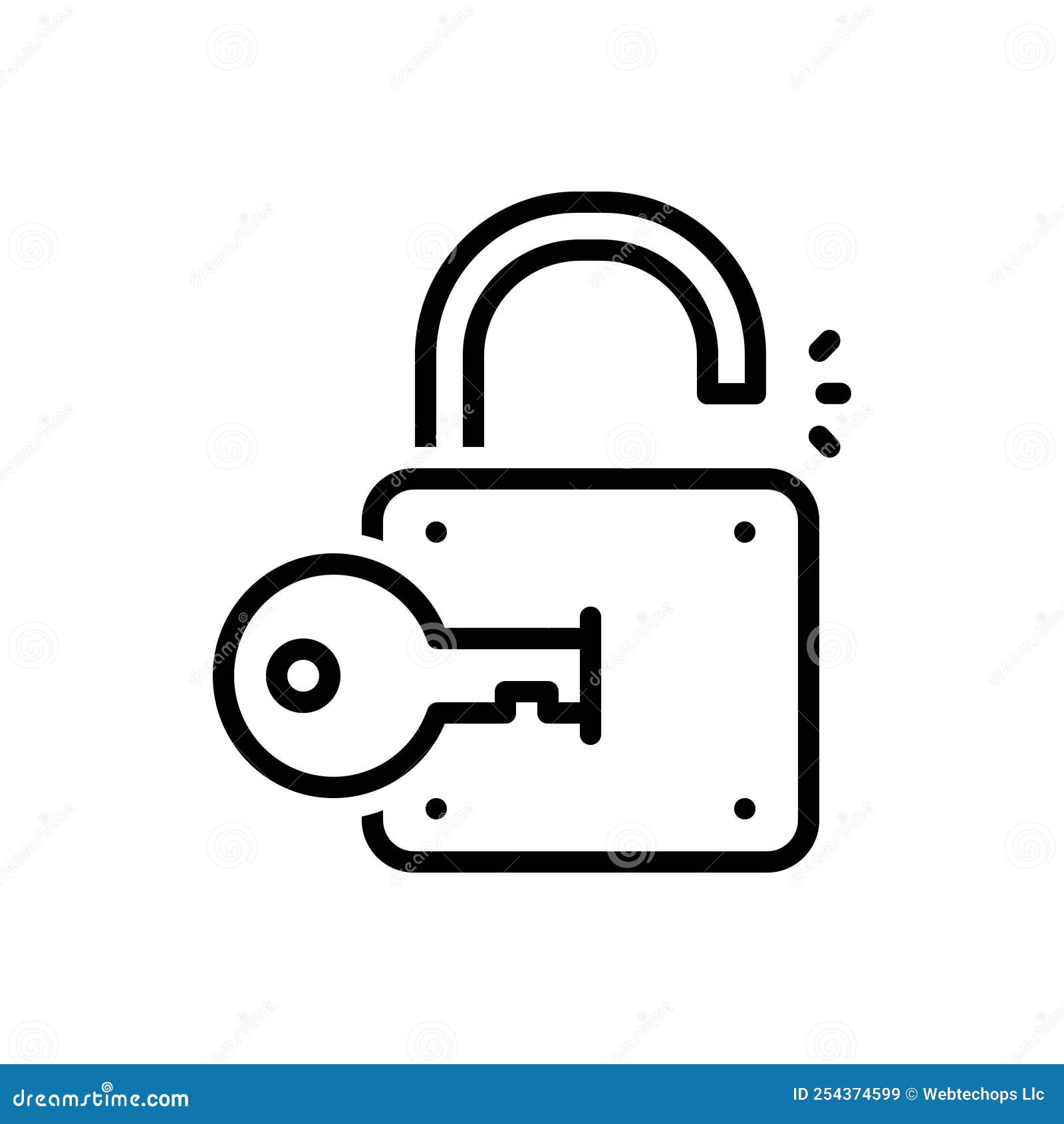 Unlock Or Open Lock Icons Set Designed In Filled And Stroke Style ...