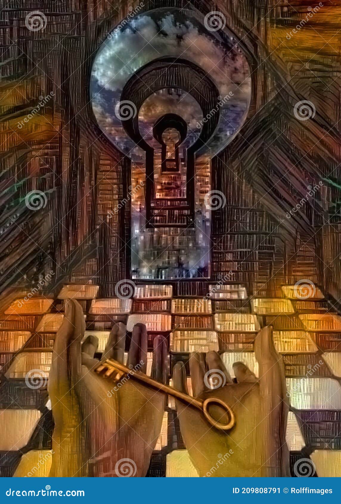 Unlock Knowledge Royalty-Free Stock Photo | CartoonDealer.com #121335177