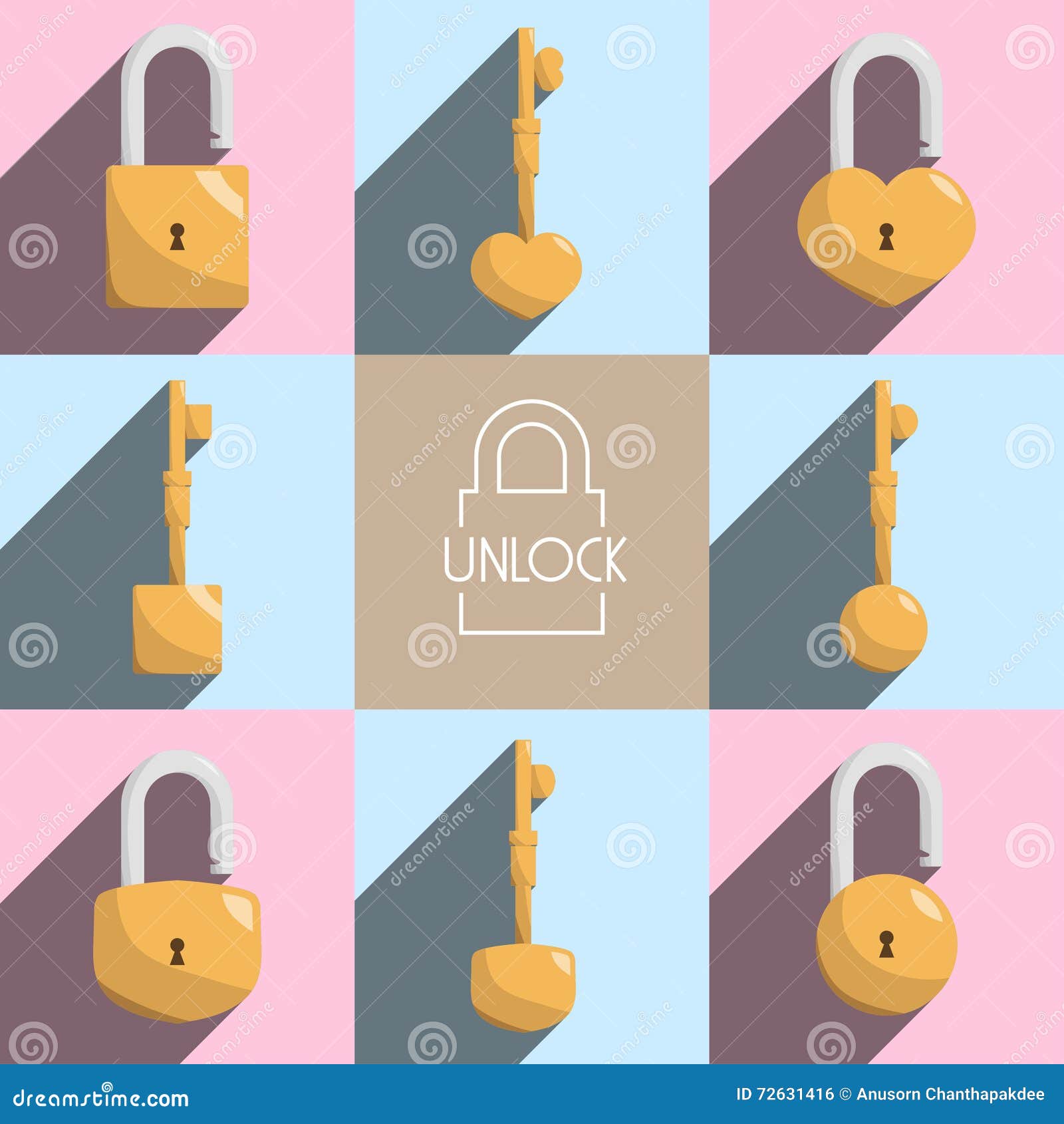 Lock Master Key Letter Alphabet Question Mark Money Dollar Currency ...