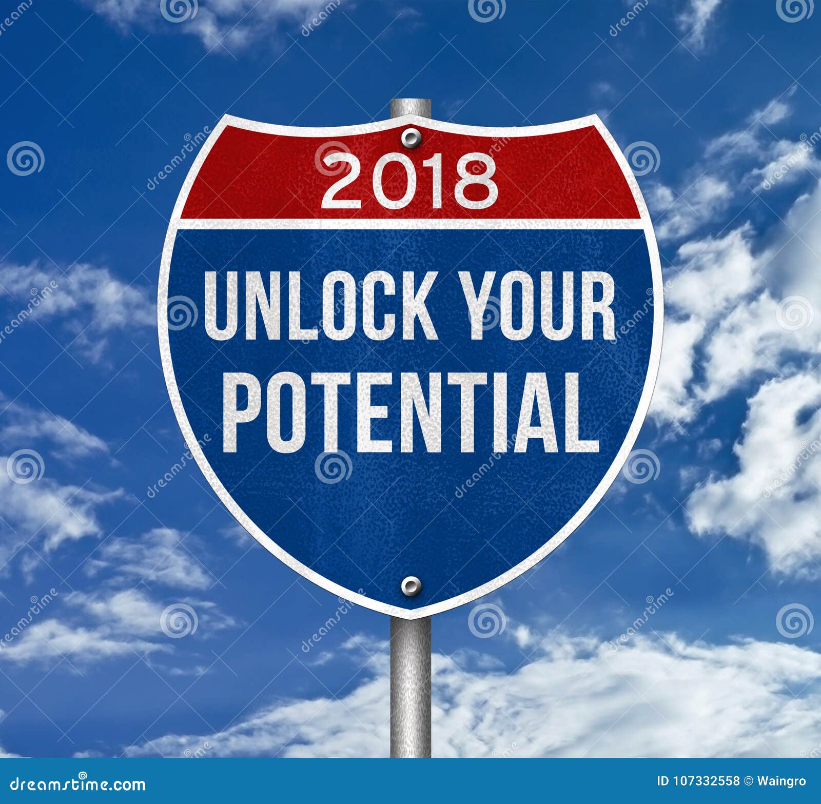 Unlock your potential stock illustration. Illustration of growth ...