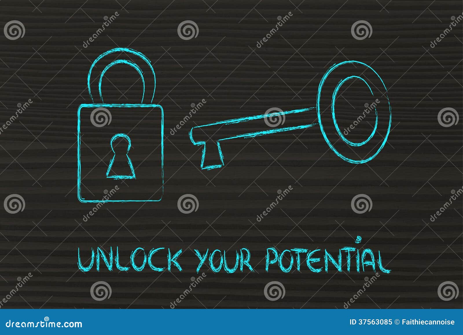 Unlock your potential stock image. Image of career, determination ... Unlock your potential stock image. Image of career, determination ...