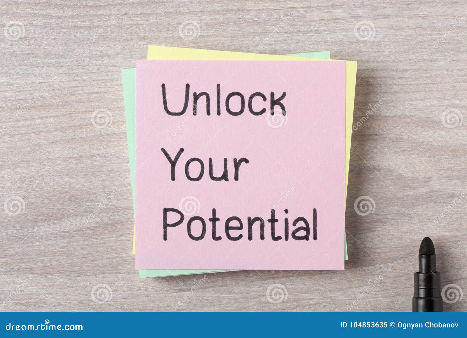 Unlock Your Potential stock image. Image of initiative - 104853635