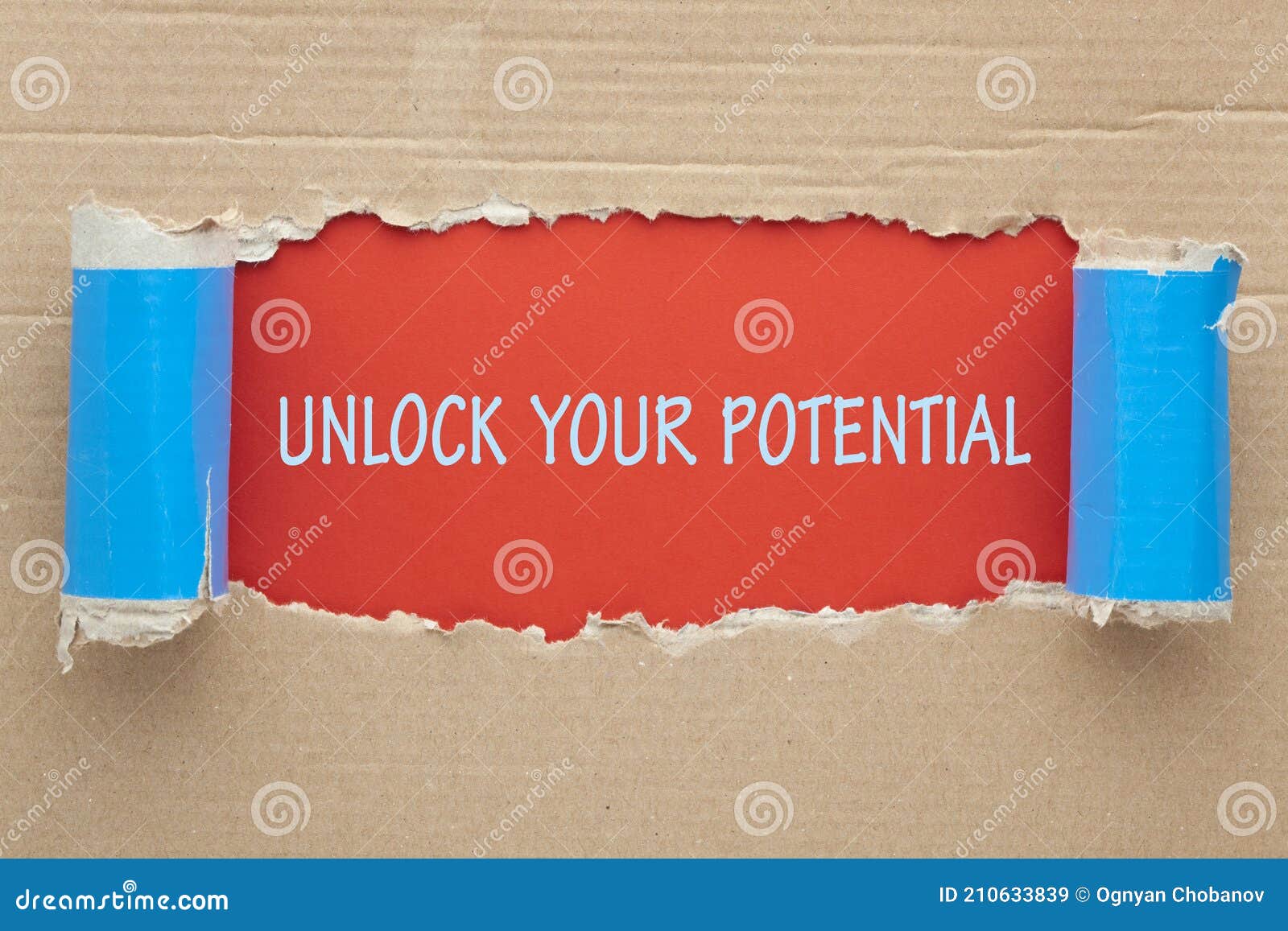 Unlock Your Potential stock image. Image of advantage - 210633839