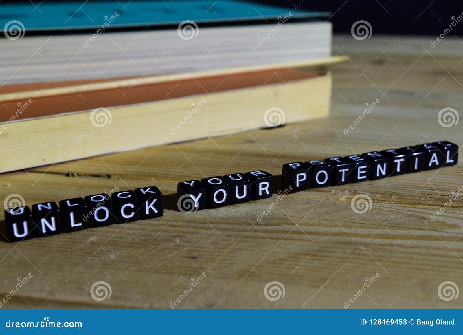 Unlock Your Potential on Wooden Blocks. Motivation and Inspiration ... Unlock Your Potential on Wooden Blocks. Motivation and Inspiration ...