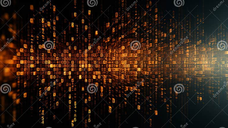 Unlocking the Future Code Numbers Letters Futuristic Stock Photo ...