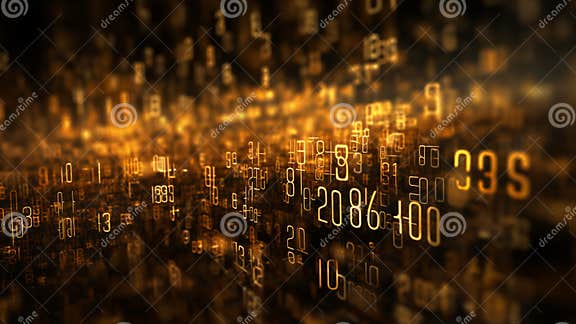 Unlocking the Future Code Numbers Letters Futuristic Stock Image ...