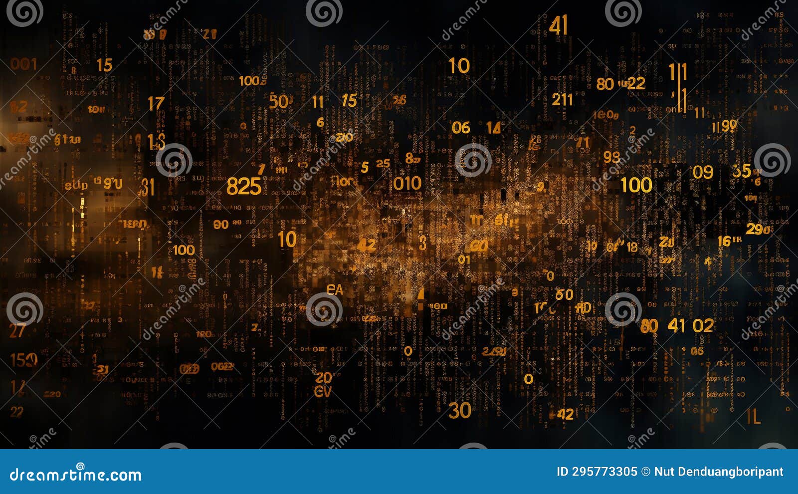 Unlocking the Future Code Numbers Letters Futuristic Stock Illustration ...