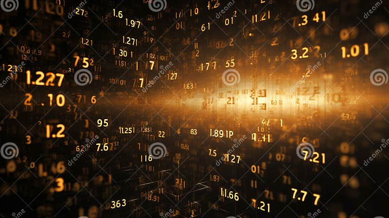 Unlocking the Future Code Numbers Letters Futuristic Stock Photo ...