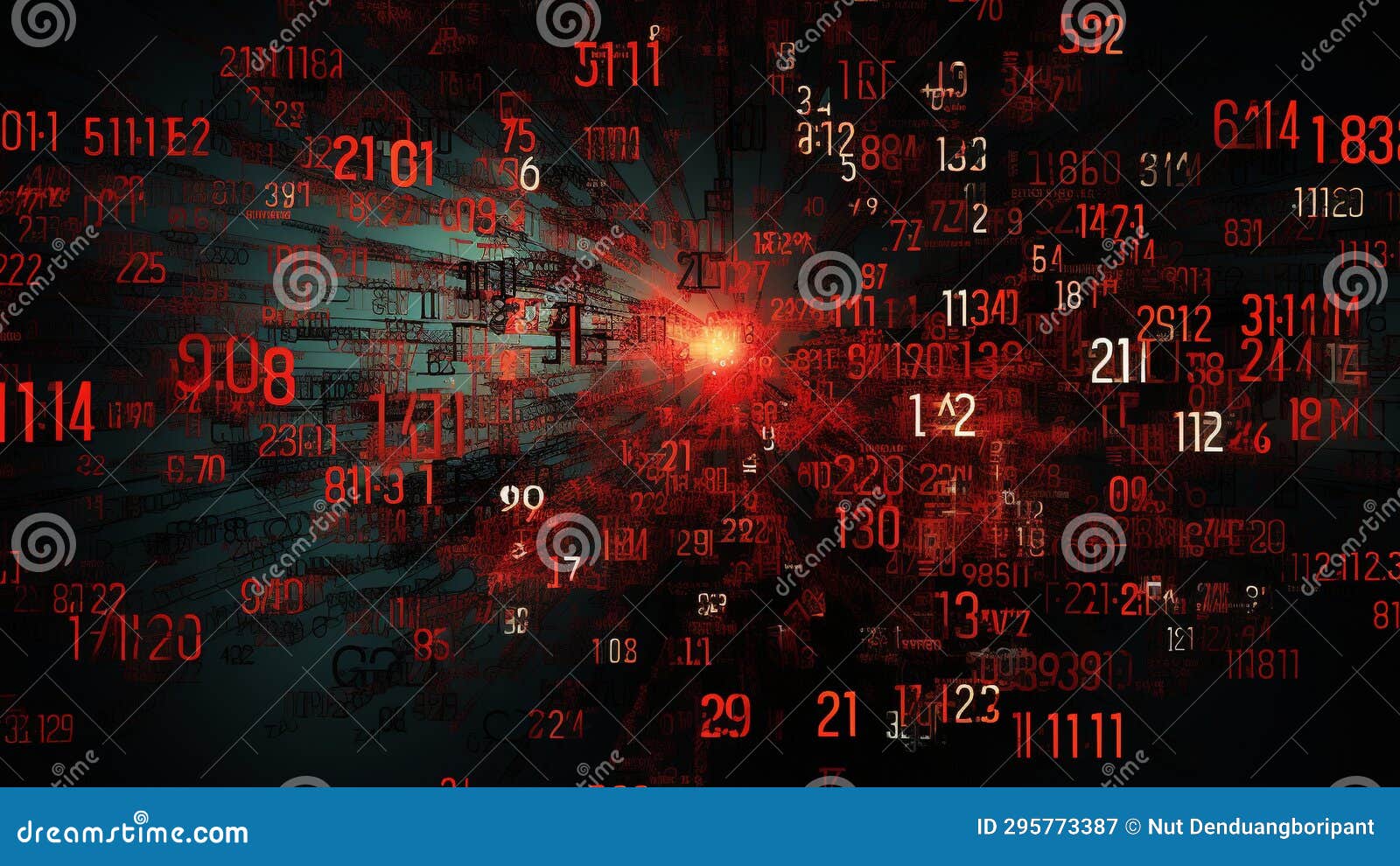 Unlocking the Future Code Numbers Letters Futuristic Stock Illustration ...