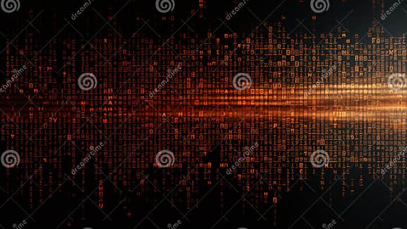 Unlocking the Future Code Numbers Letters Futuristic Stock Illustration ...