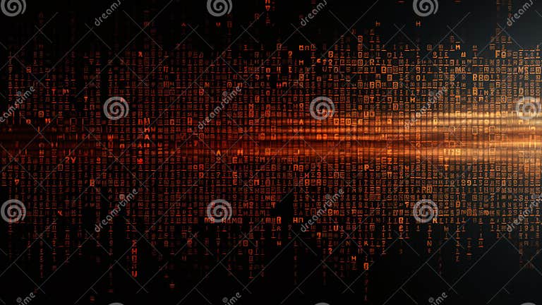 Unlocking the Future Code Numbers Letters Futuristic Stock Illustration ...