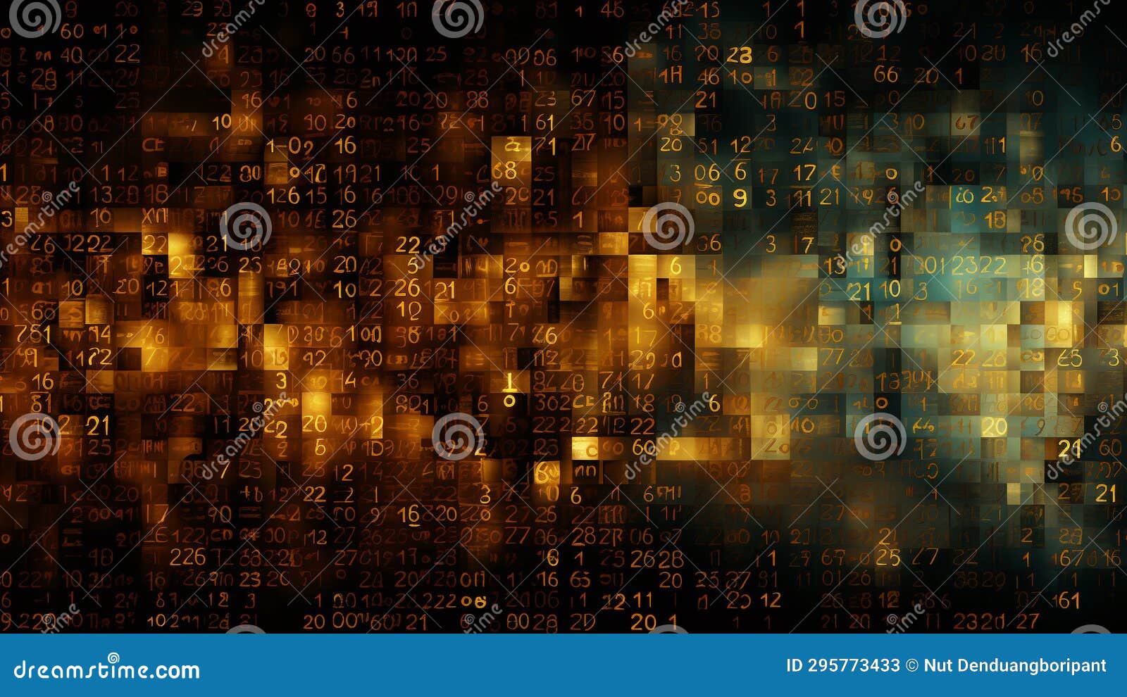 Unlocking the Future Code Numbers Letters Futuristic Stock Image ...