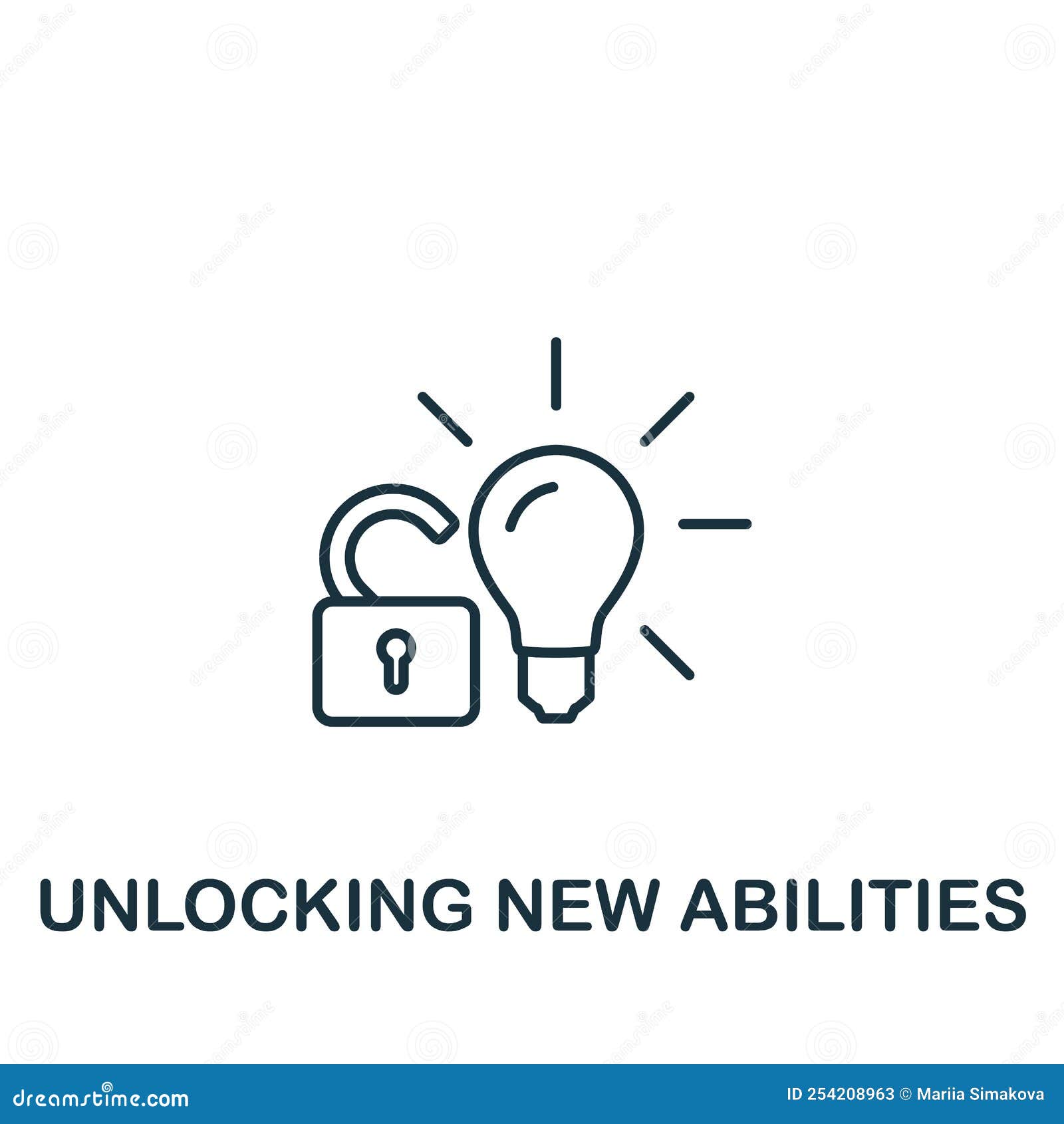 Abilities Icon From Reputation Management Collection. Simple Line ...