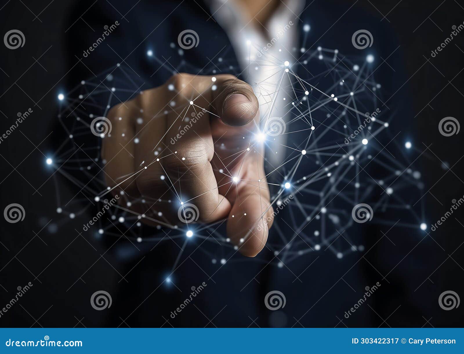 Unlocking the Power of Connectivity: a Man in a Suit Controls Th Stock ...