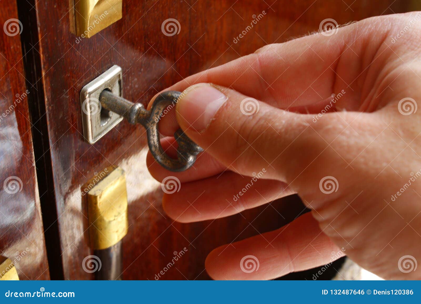 The key in the lock stock photo. Image of unlocking - 132487646 The key in the lock stock photo. Image of unlocking - 132487646