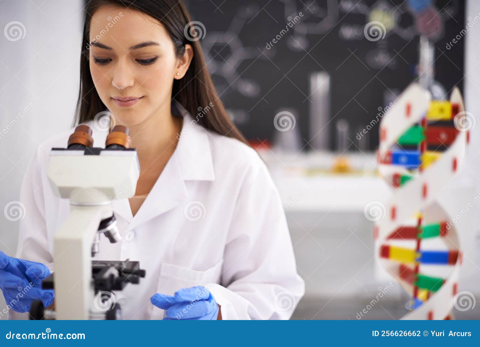 Unlocking the Secrets of Genetics. Profile of a Female Scientist ...