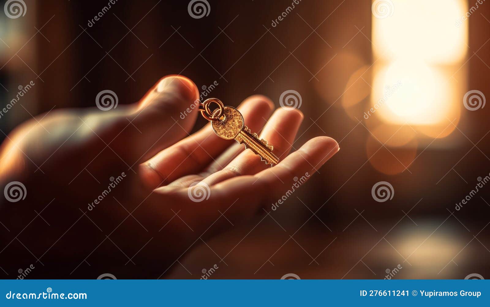 Unlocking Success with Golden House Key Achievement Generated by AI ...