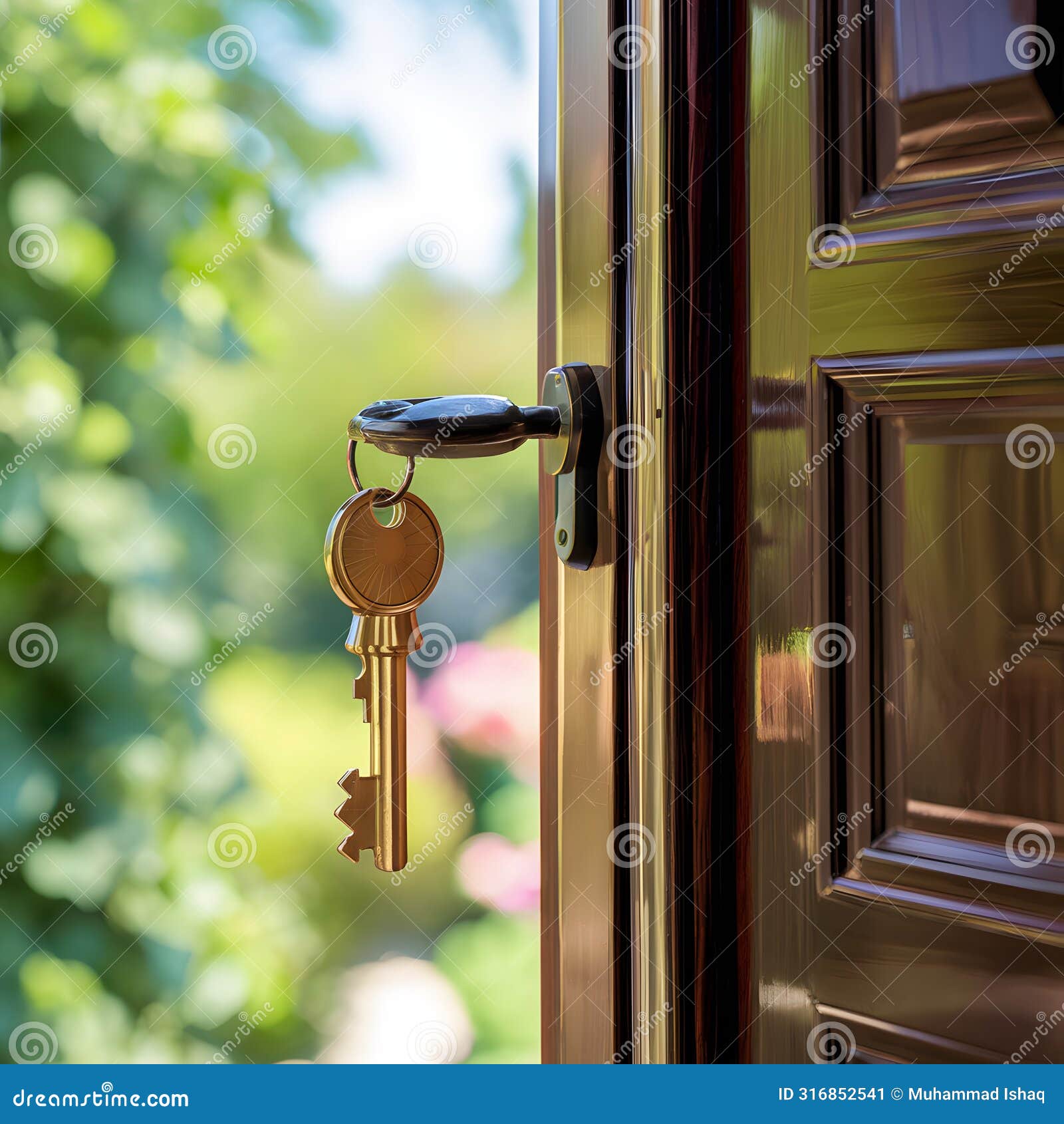 Unlocking Success Golden House Key Opens Door To Opportunity Stock ... Unlocking Success Golden House Key Opens Door To Opportunity Stock ...