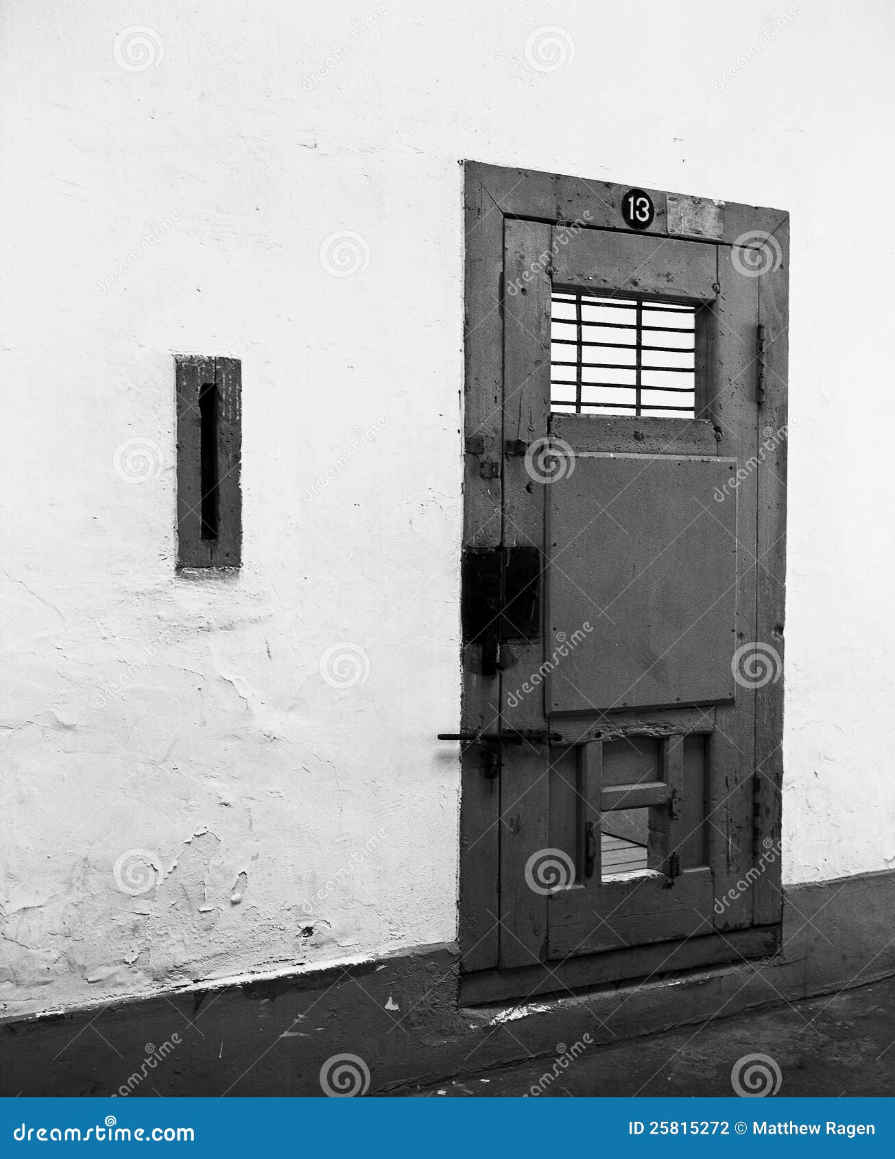 Unlucky Cell Number 13 stock photo. Image of film, jail - 25815272