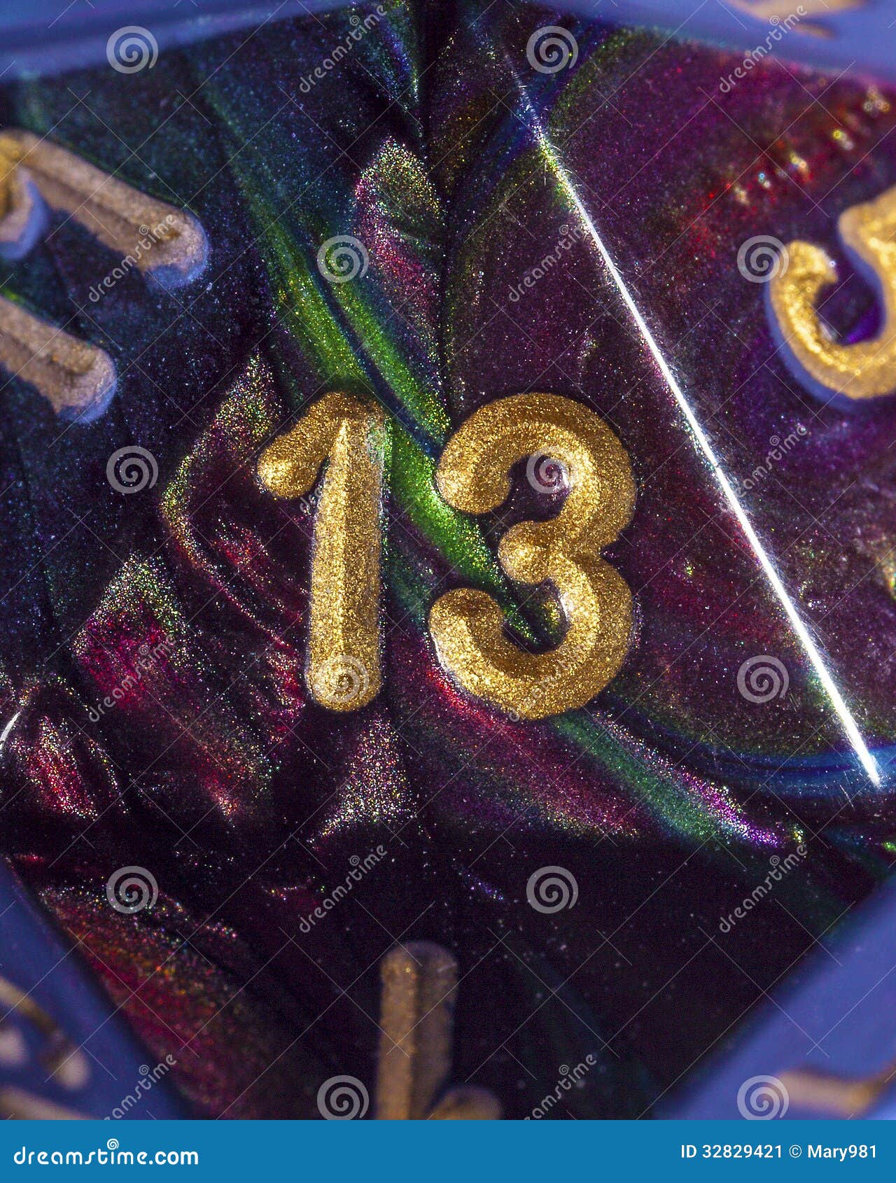 13 Thirteen Unlucky Number With Grunge Blood Stain Royalty-Free Stock ...