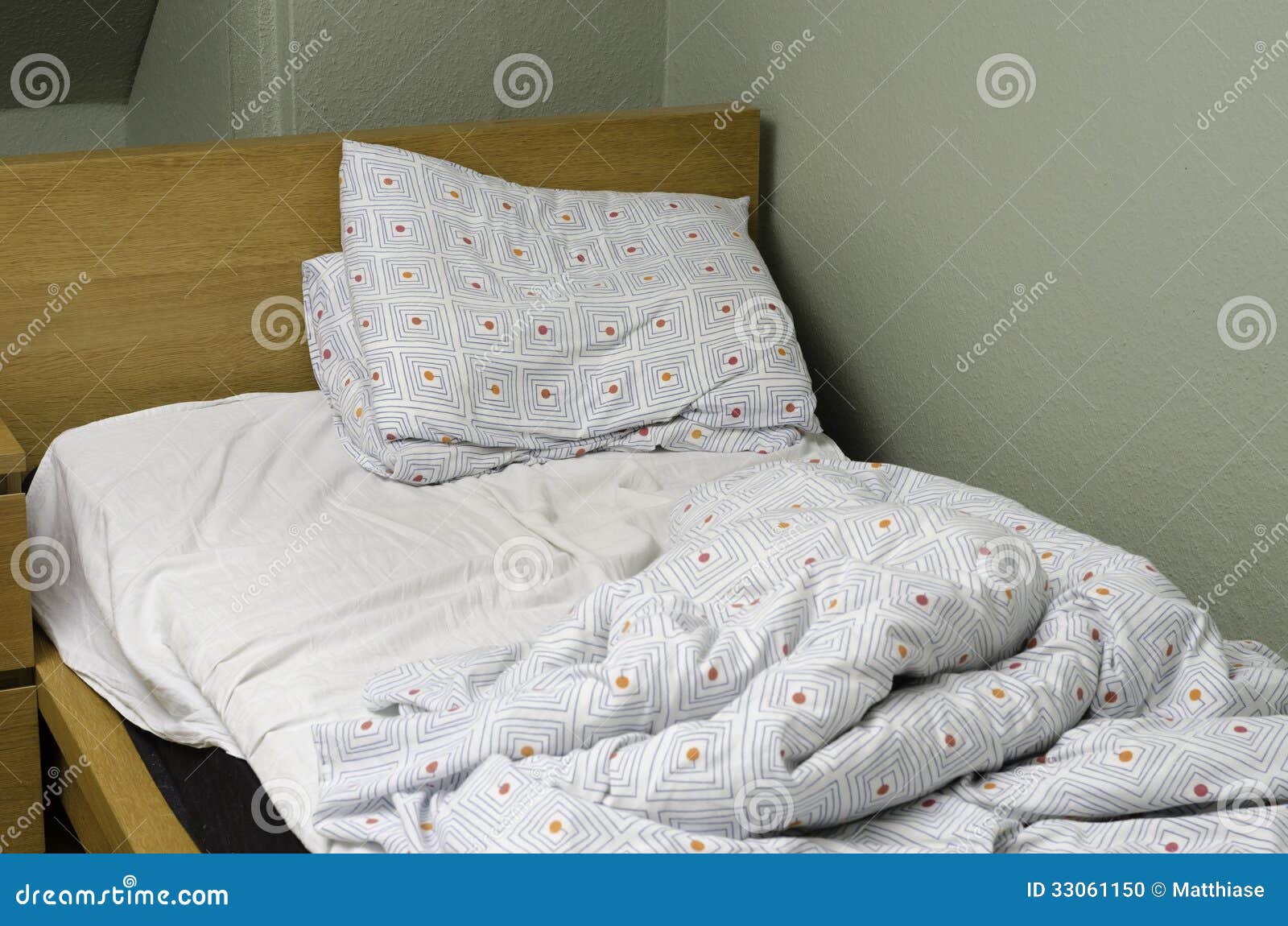 Unmade bed stock photo. Image of unmade, sleep, motel - 33061150