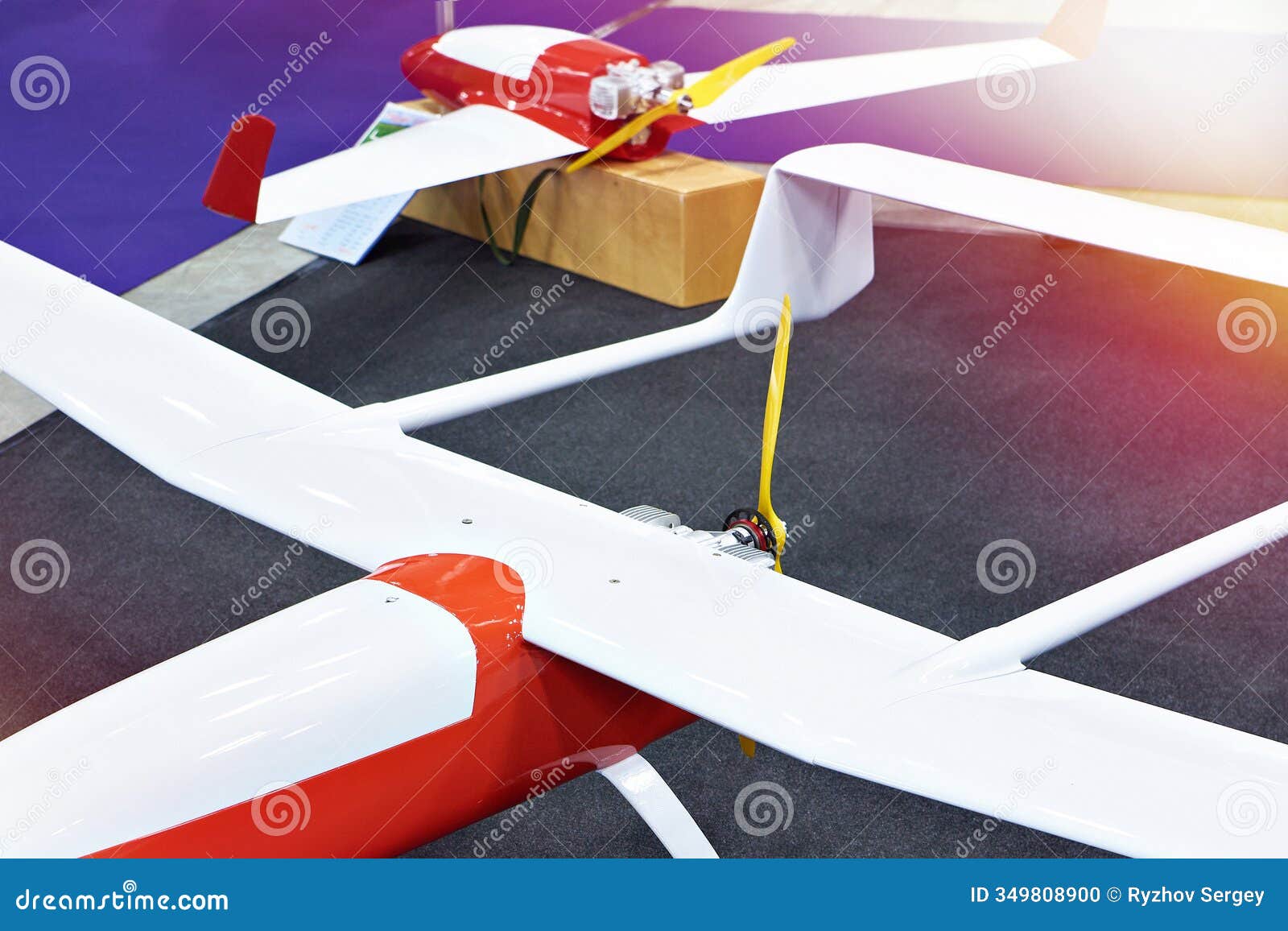 Unmanned Aerial Vehicle of Airplane Drone Stock Photo - Image of ...