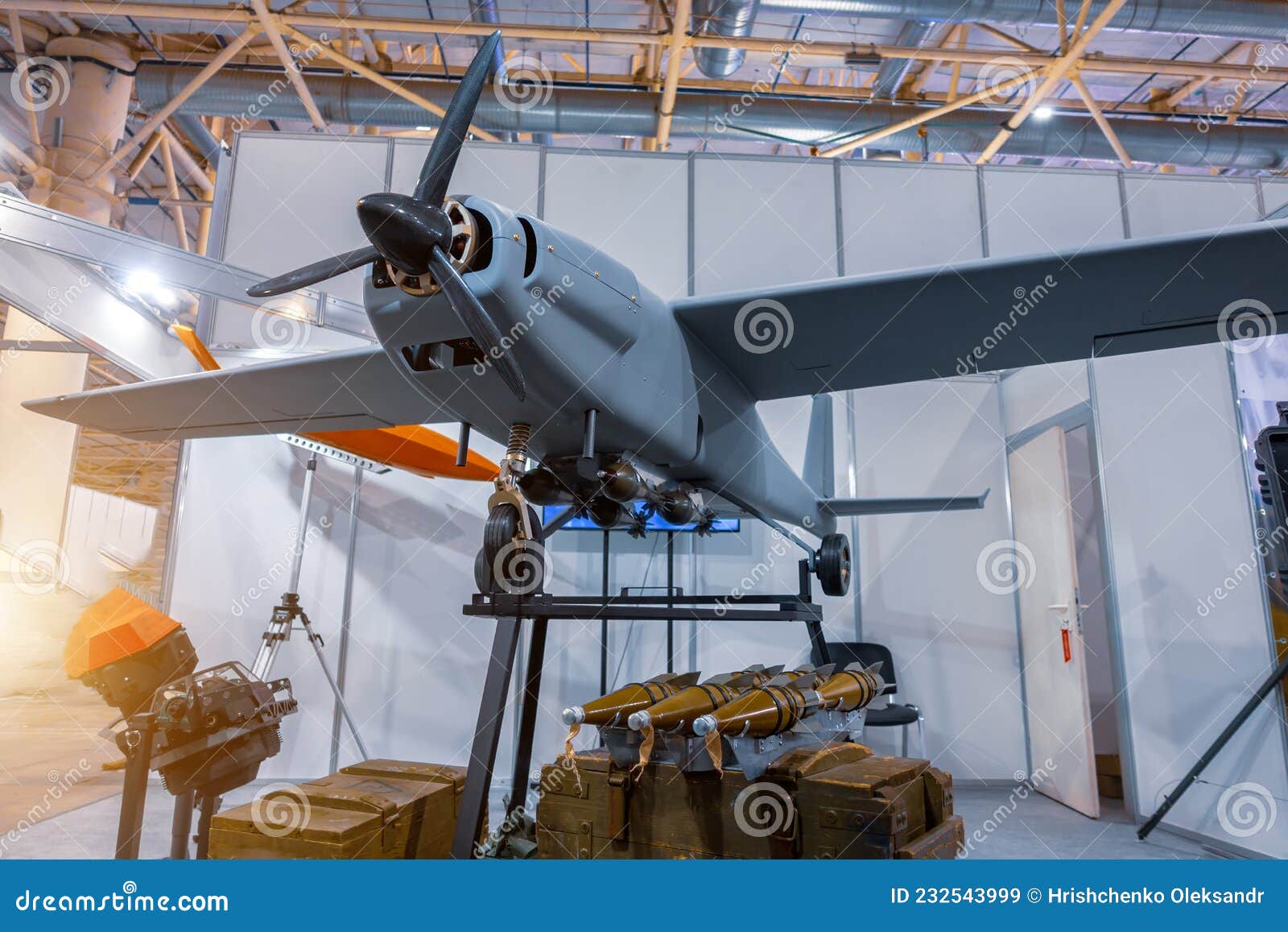 Unmanned Aerial Vehicle for Dropping Bombs Editorial Stock Image ...