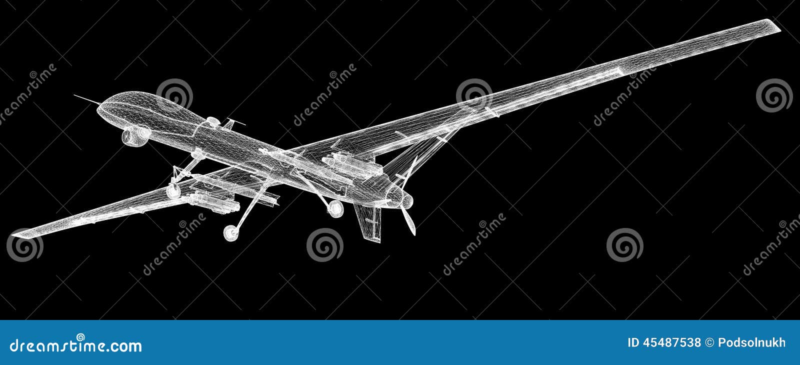 Unmanned Aerial Vehicle (UAV) Stock Photo - Image of aerial ...