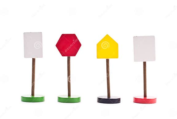 Unmarked Traffic Signs stock image. Image of drive, concept - 17220079