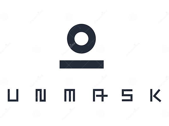 UnMask Concept Design stock vector. Illustration of hiding - 81271627