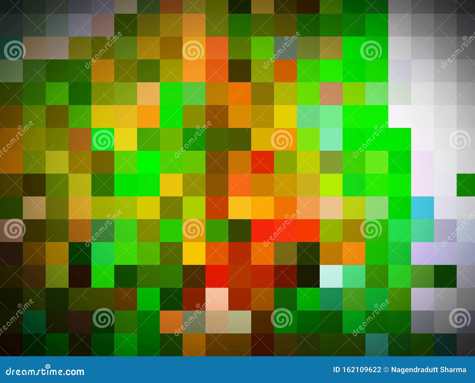 An Unmatched Illustration of Colorful Digital Pattern of Varied Shapes ...