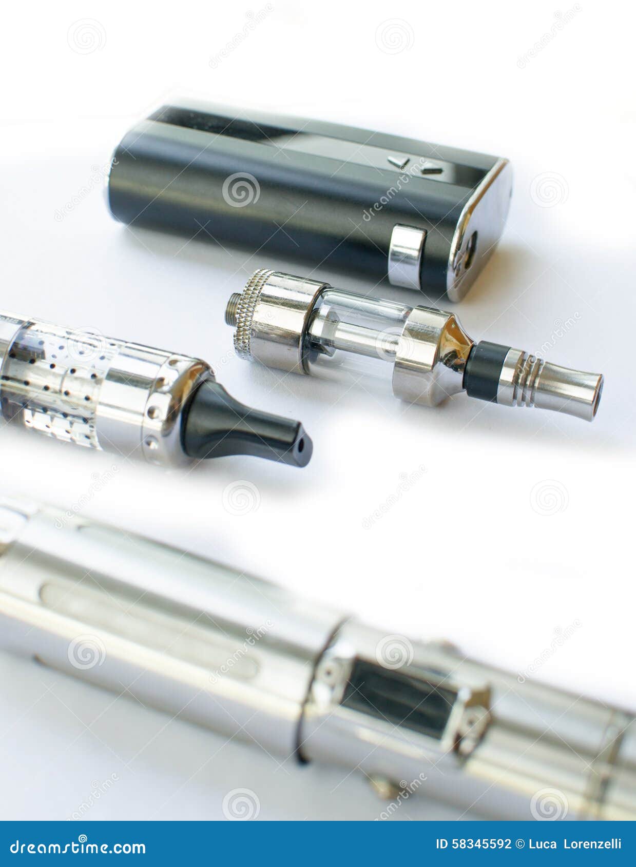 E-cig atomizer stock photo. Image of alternative, ecig - 58345592