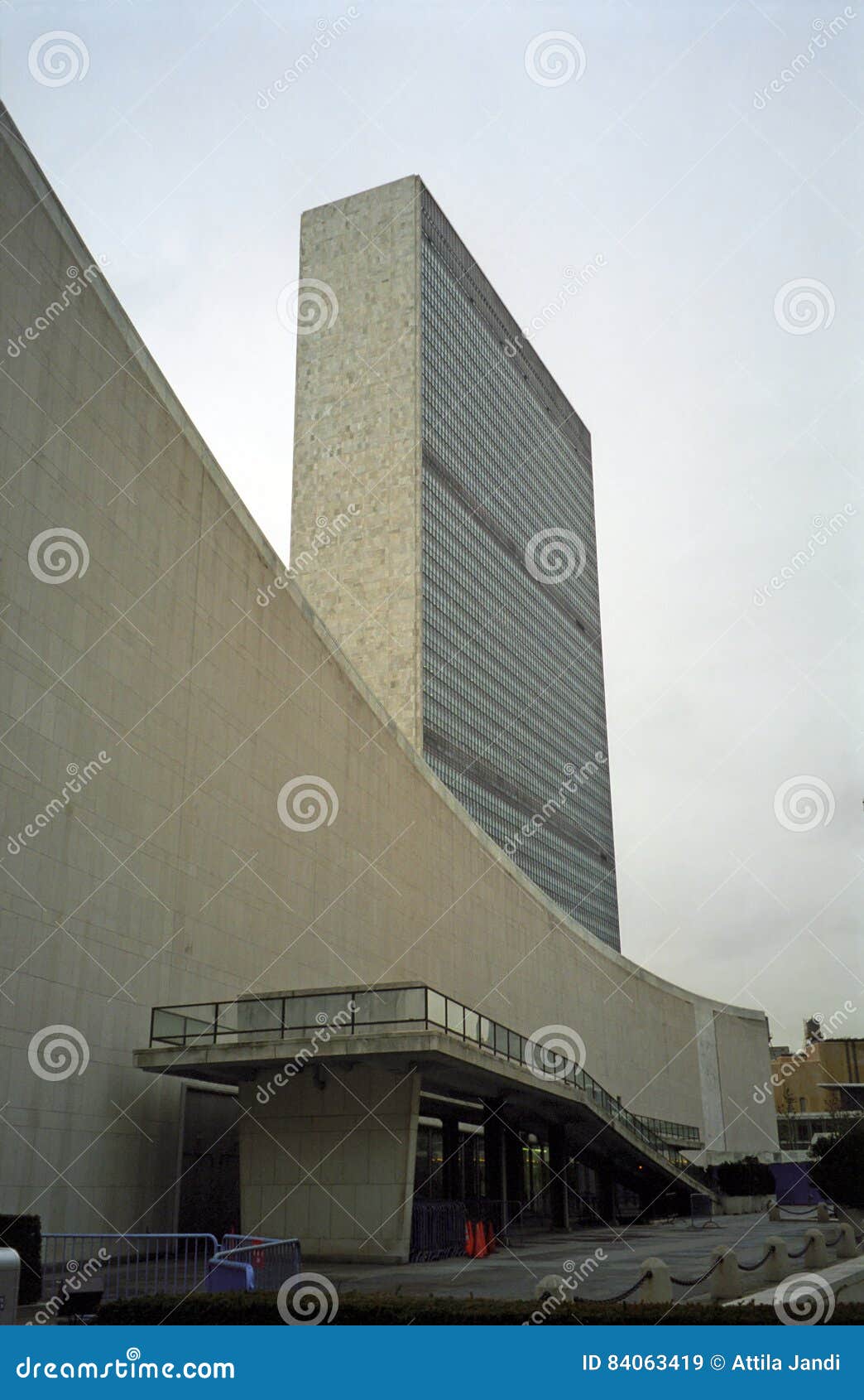 UNO Building, New York, USA Editorial Stock Image - Image of ...