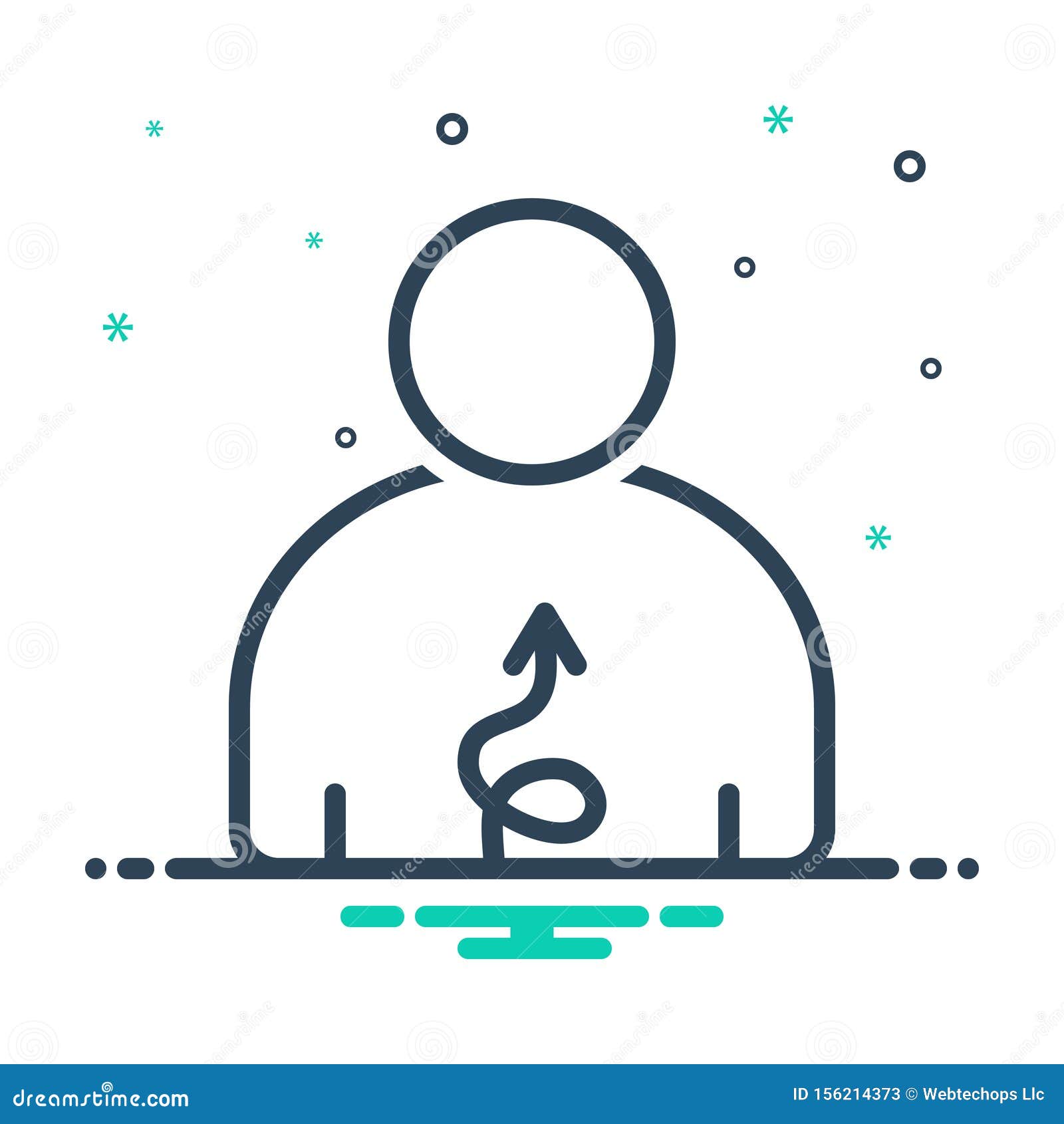 Black Mix Icon for Unobserved, Indirect and Unmarked Stock Vector ...