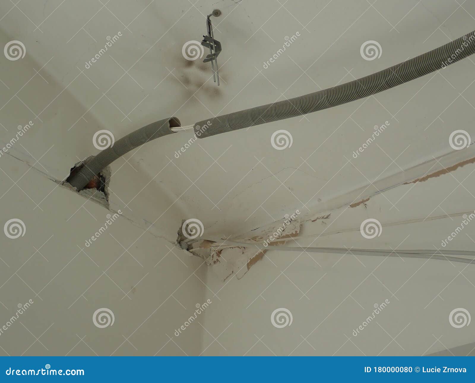 Unorganised Wires on a Building Site Stock Photo - Image of electricity ...