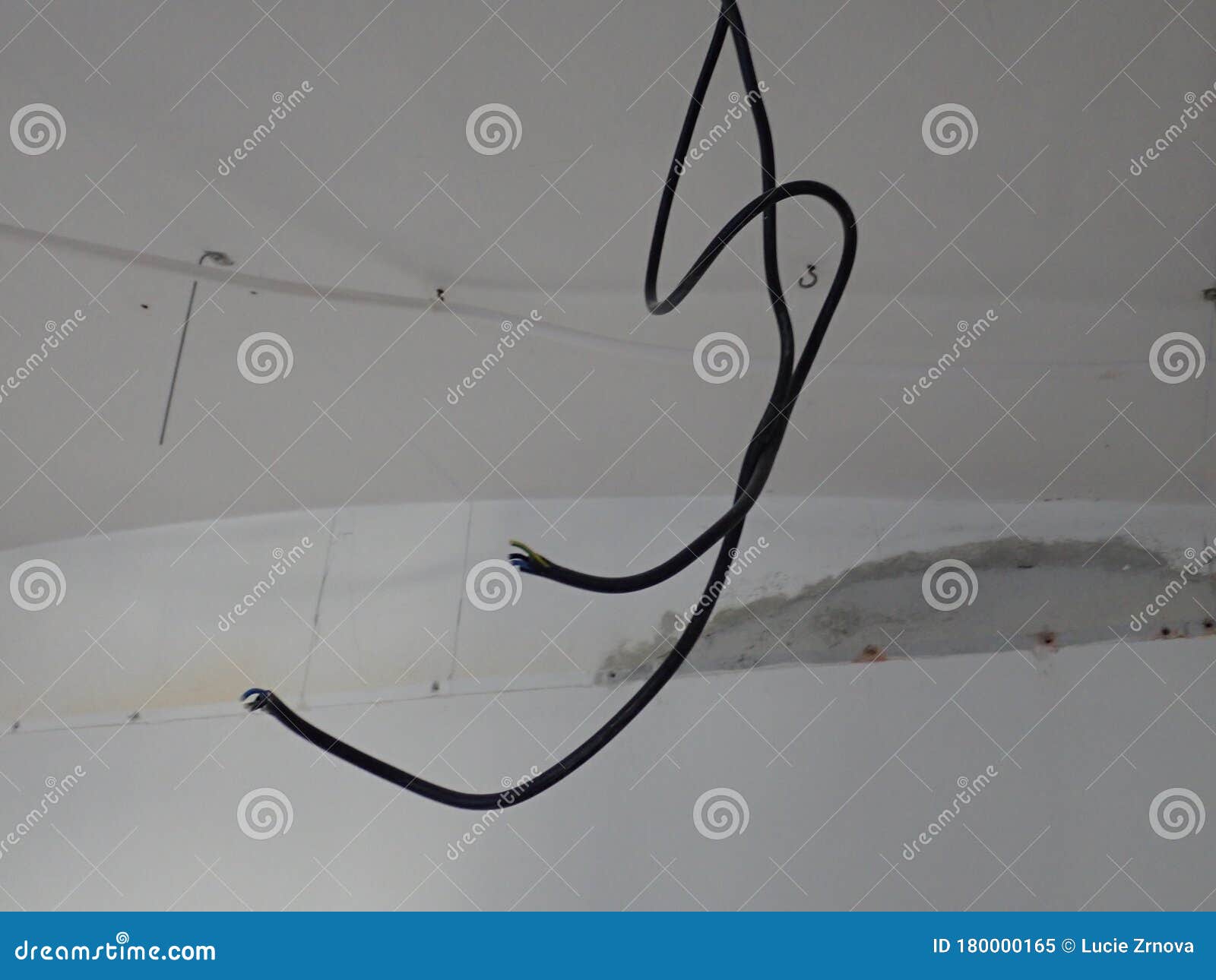 Unorganised Wires on a Building Site Stock Image - Image of building ...