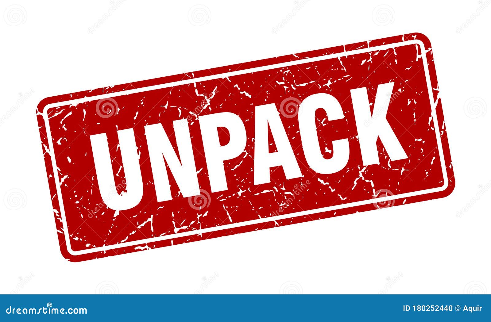 Unpack Sign. Unpack Grunge Stamp Stock Vector - Illustration of unpack ...
