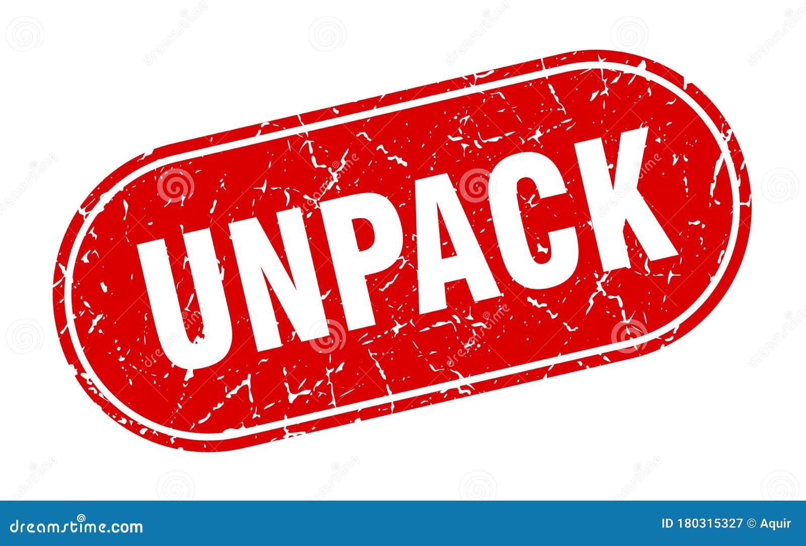 Unpack Sign. Unpack Grunge Stamp. Cartoon Vector | CartoonDealer.com ...