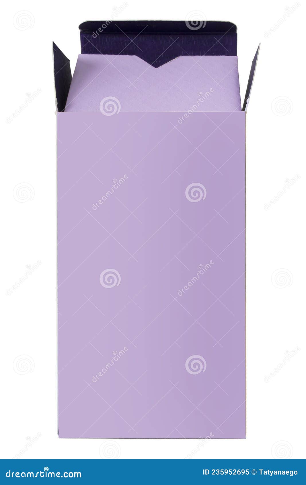 Unpacked box isolated stock image. Image of empty, design - 235952695