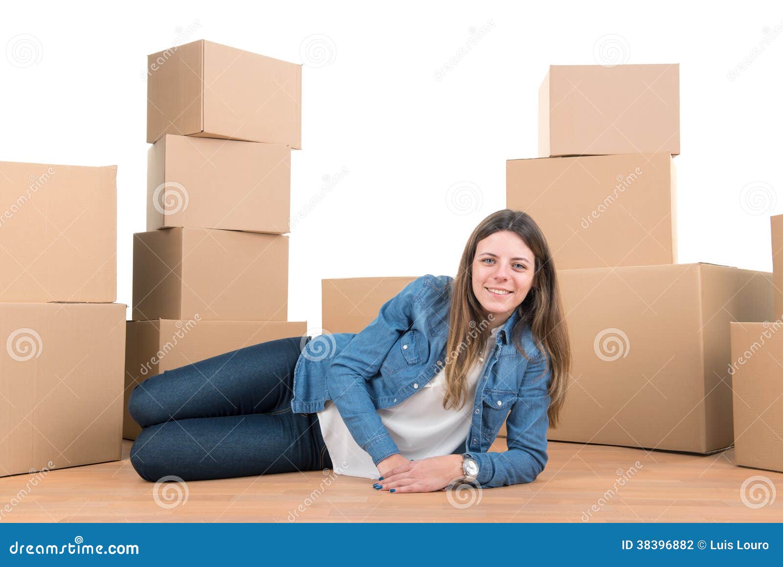 Unpacking stock photo. Image of people, concept, adult - 38396882